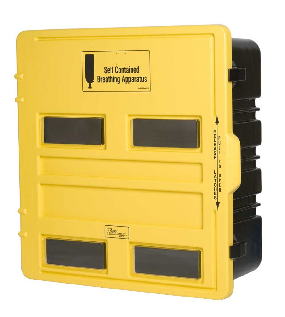 Double SCBA Cabinet – ABS Plastic | T3 Safety Rentals Ltd.